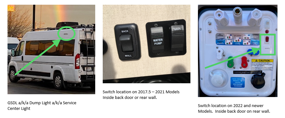 Where is the switch to turn on the light on the driver’s side over the ...